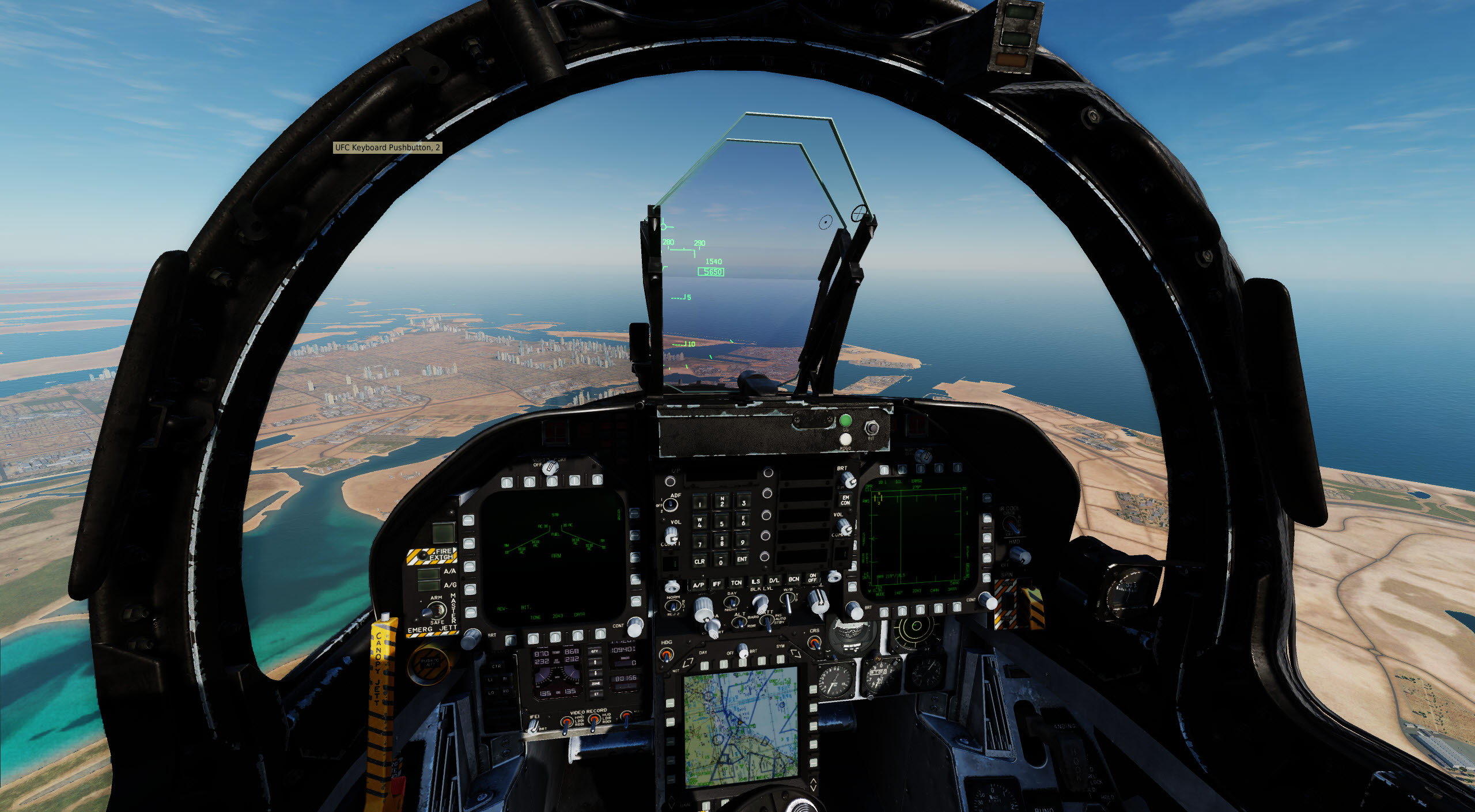 F/A-18C Hornet Black UFC pit
